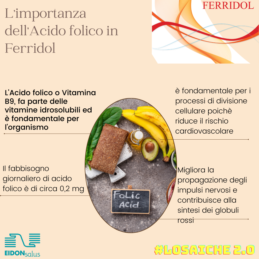 L’importanza dell’acido folico in FERRIDOL - EIDON salus